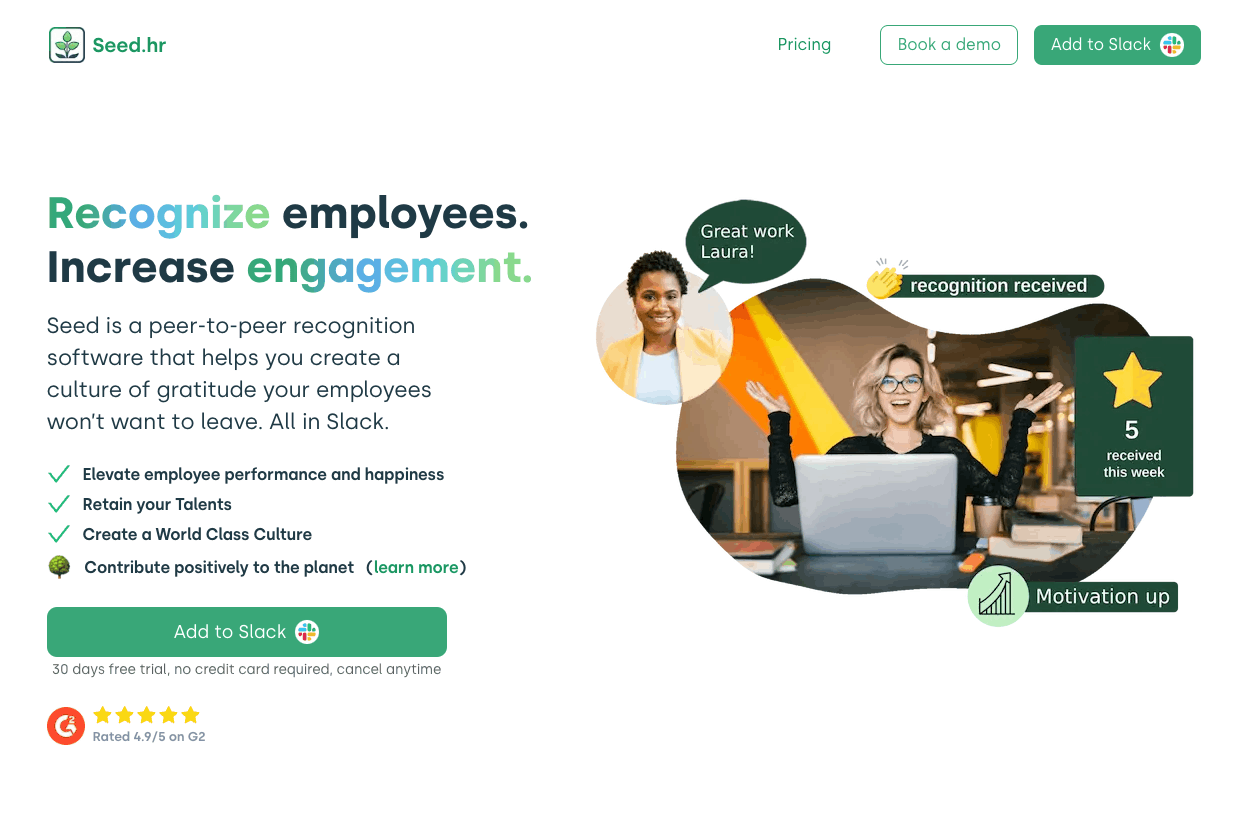 Seed.hr - Build a culture of recognition while doing good for the ...